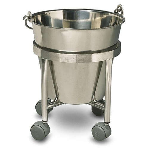 Classic Kick Bucket and Stand: Mobile: Stainless Steel - Theatre ...