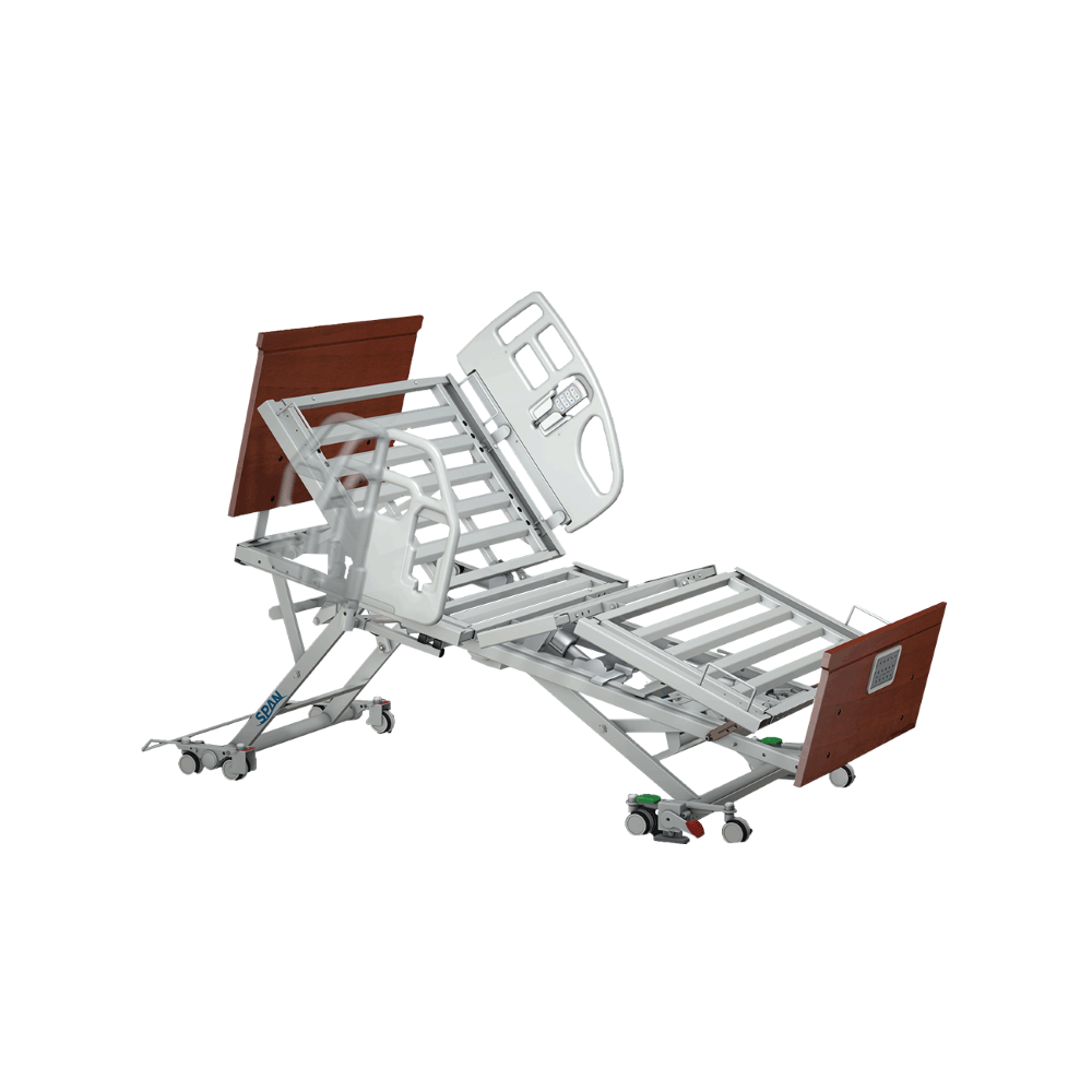 Span Encore Nursing Care Bed - Electric Operation - Integrated Width ...