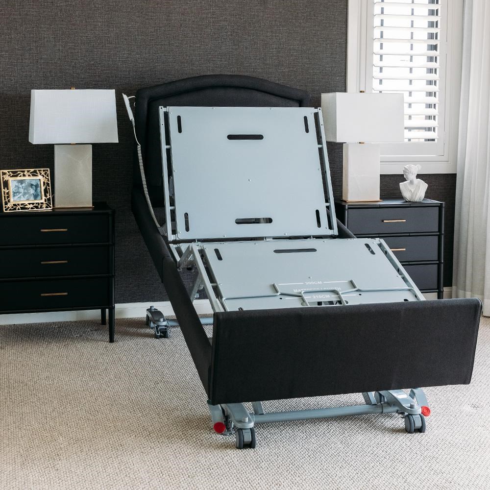Casero Duo Bed King Single - Belgrave Head & Foot Boards, Slate ...