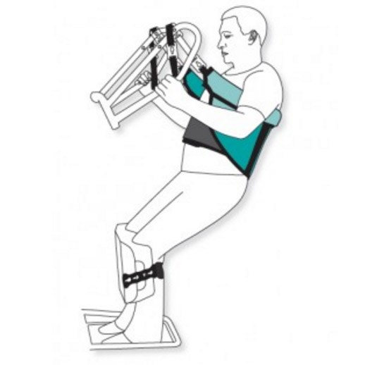 Standing Transfer Sling: Keyhole Buckle, Velcro Strap Large - Patient ...